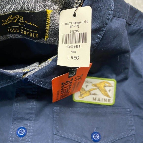 Todd Snyder | Shirts | Todd Snyder X Ll Bean Ranger Shirt Navy | Poshmark